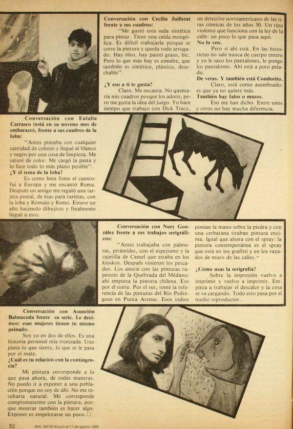 BAJO EL SIGNO MUJER. EXPOSICIONES COLECTIVAS DE ARTISTAS CHILENAS 1973 ...